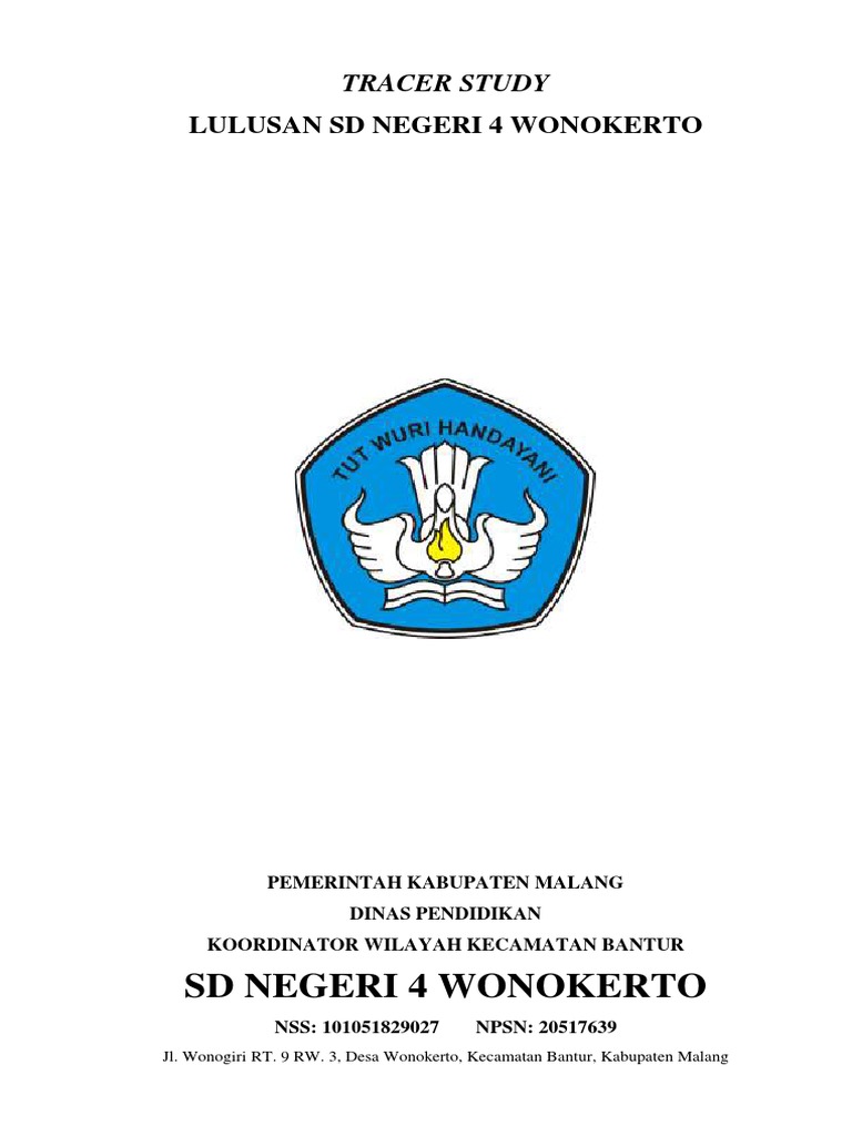 Tracer Study Lulusan SD Negeri 4 Wonokerto | PDF