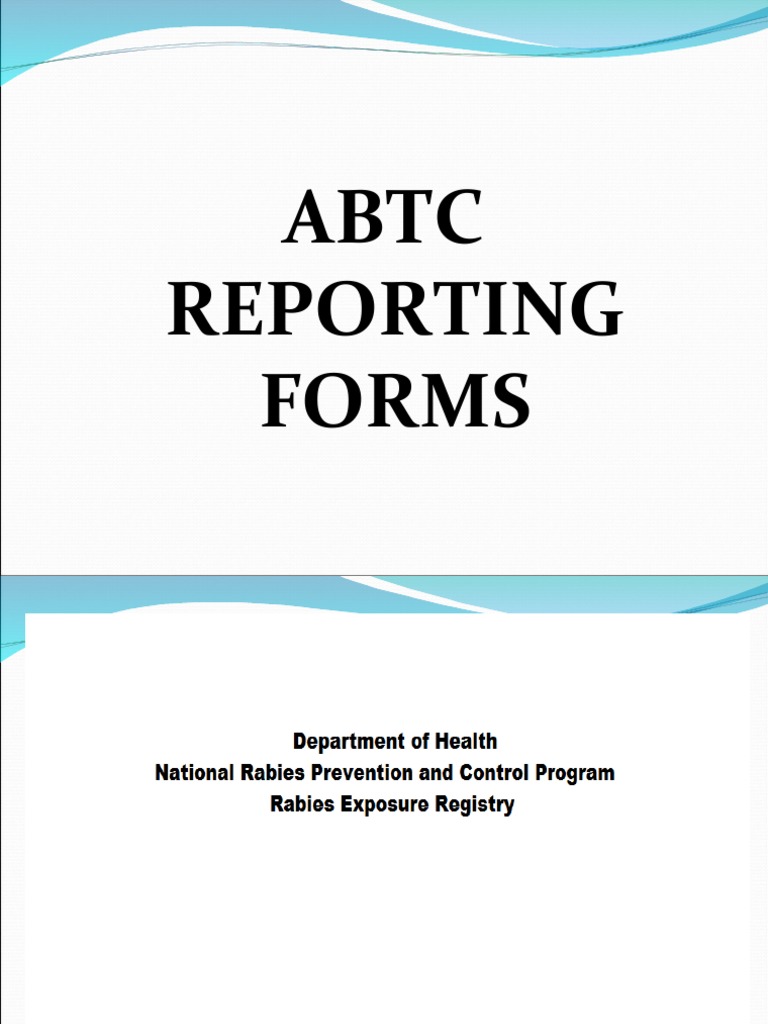 Abtc Forms | PDF