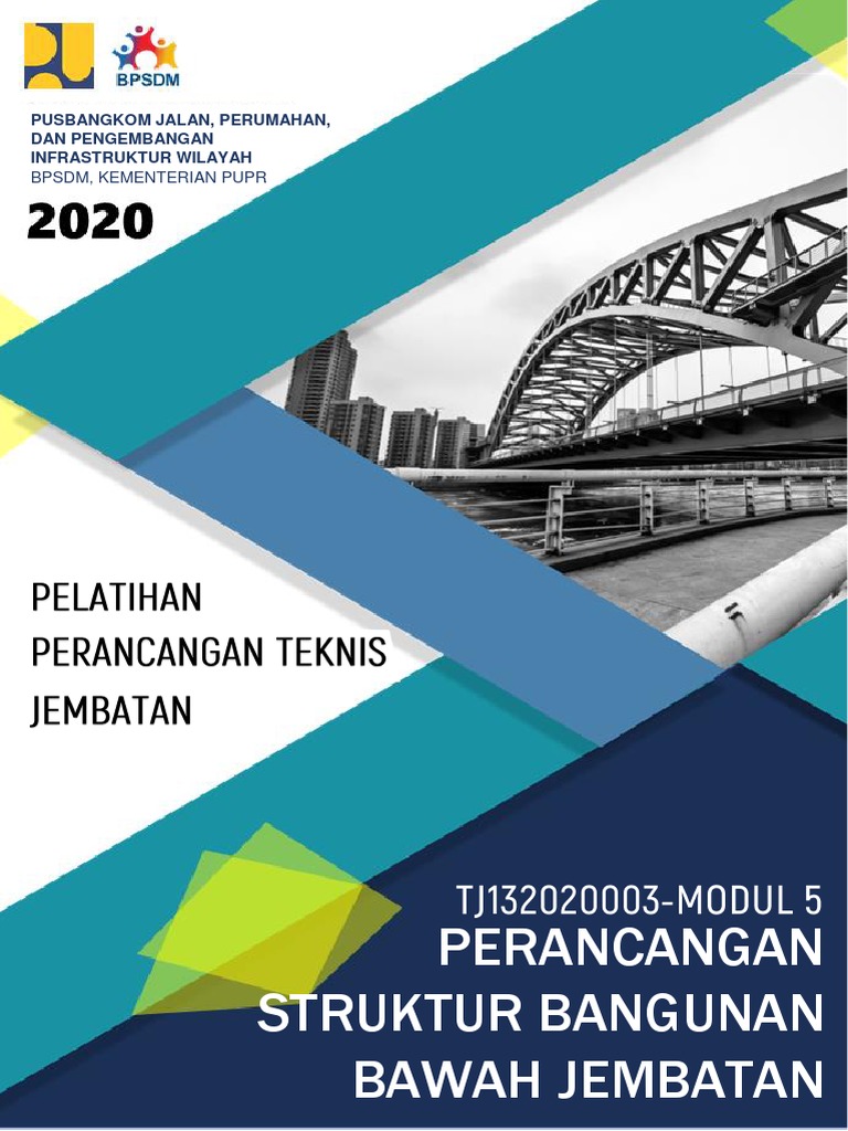 Modul 5 Perancangan Struktur Bangunan Bawah Jembatan | PDF