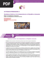 Actividad Integradora 1 - Modulo 9 - Prepa en Línea Sep | PDF ...