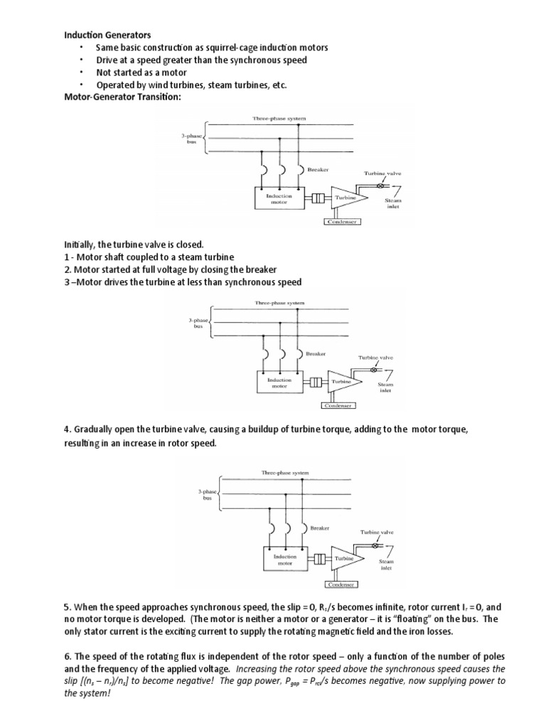 Induction Generators Explained | PDF