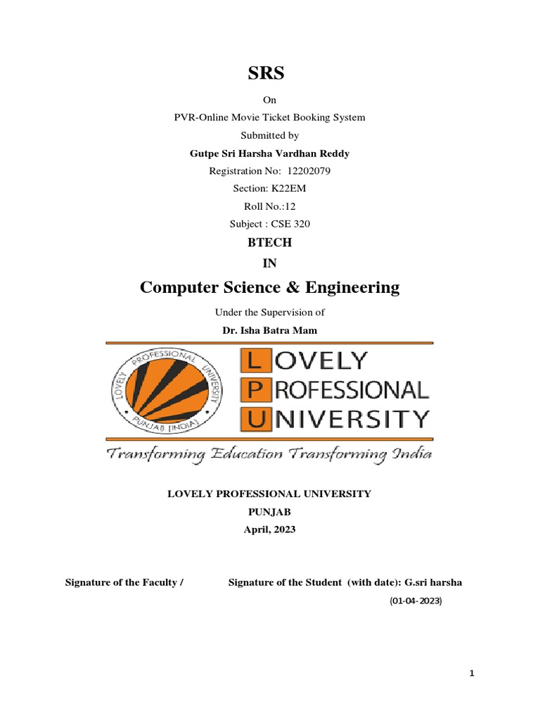 Computer Science & Engineering: Gutpe Sri Harsha Vardhan Reddy | PDF | World Wide Web | Internet ...