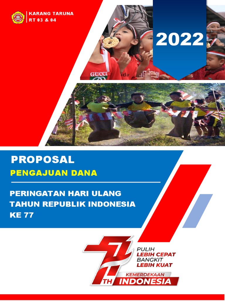 Proposal Dana HUT RI ke-77 Karang Taruna | PDF