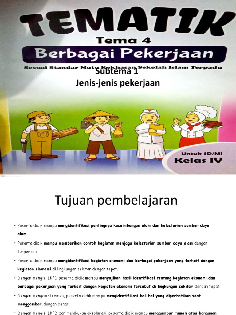 Tema 4 Sub Tema 1 SD Kelas III | PDF