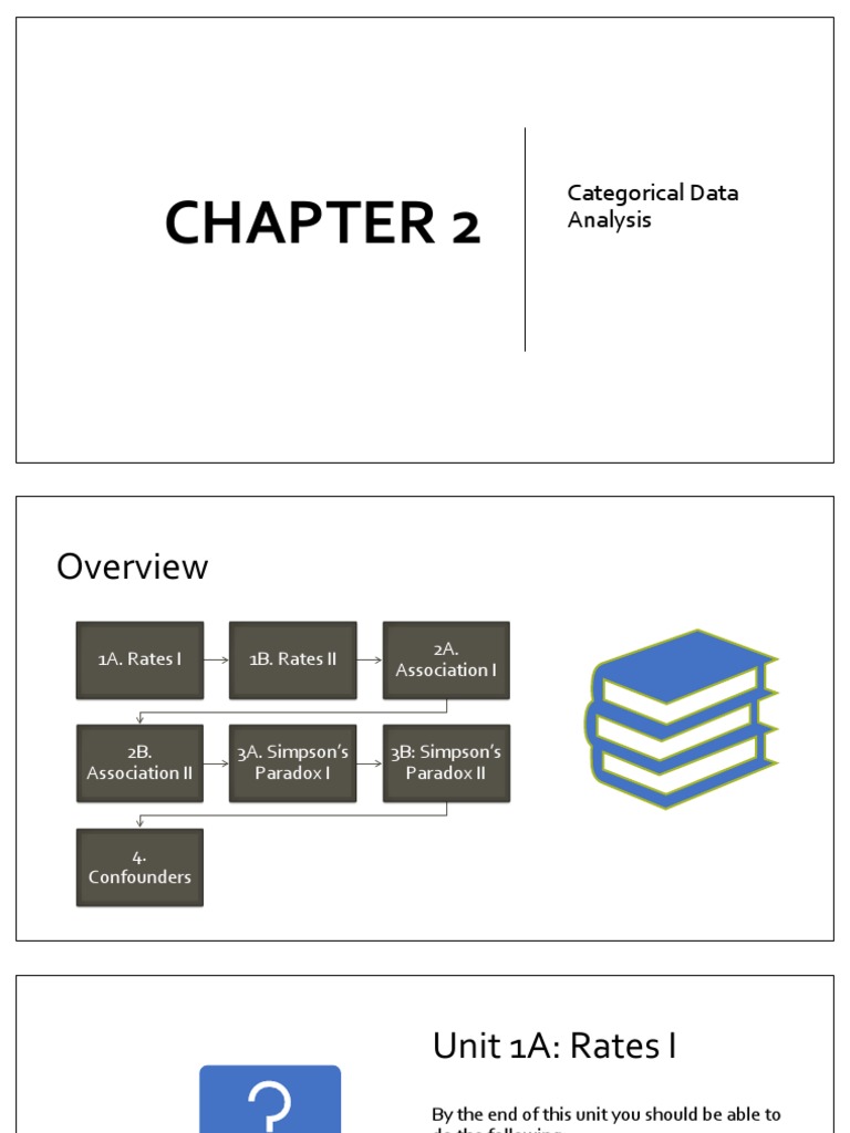 Chapter 2 Slides | PDF | Confounding | Categorical Variable