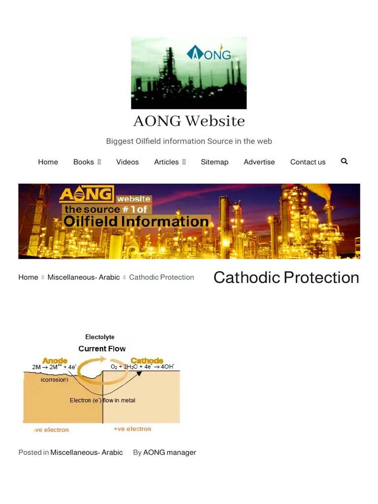 Cathodic Protection - AONG Website | PDF