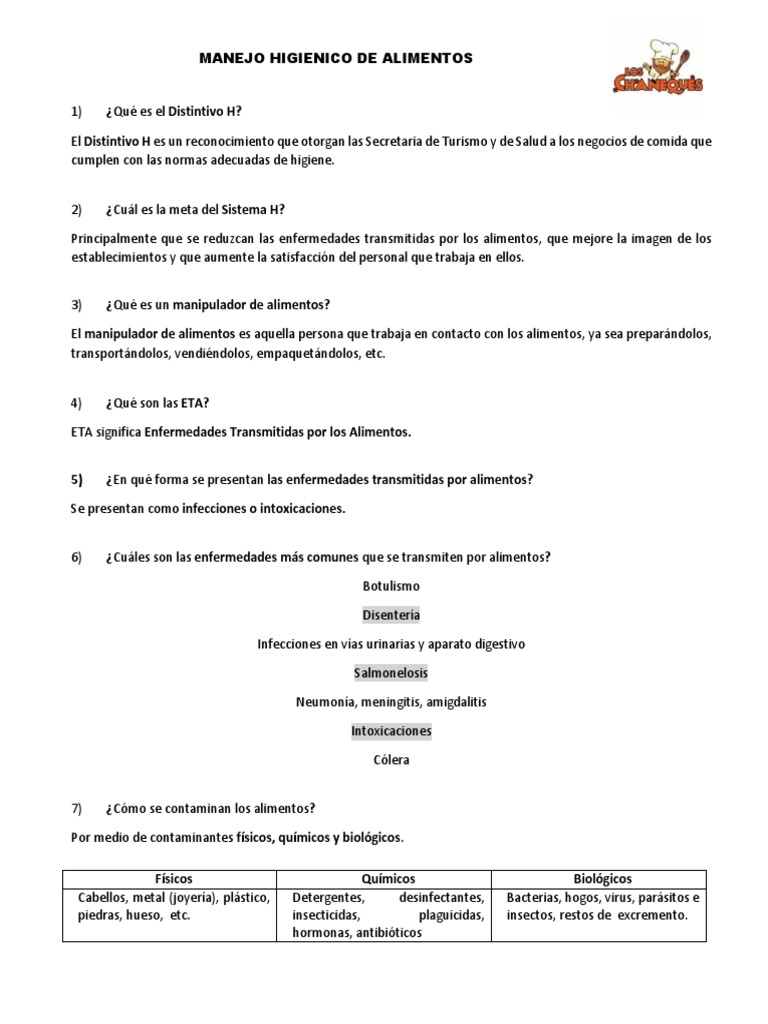 Guia Rapida para Distintivo H | PDF | Alimentos | Carne Guia Rapida para Distintivo H | PDF | Alimentos | Carne