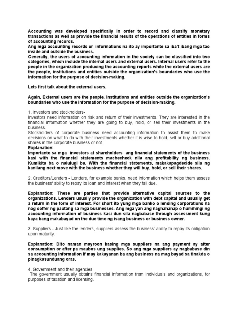 Fundamentals of ABM | PDF | Accounting | Business