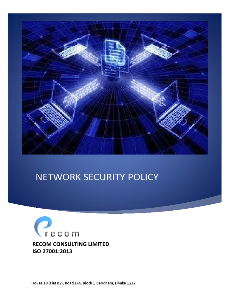 Network Security Policy | PDF | Computer Network | Virtual Private Network