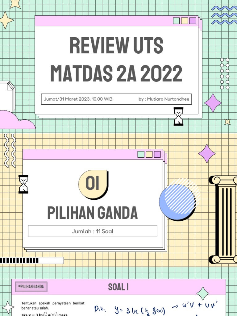 UTS Matdas 2A 2022 - Review | PDF
