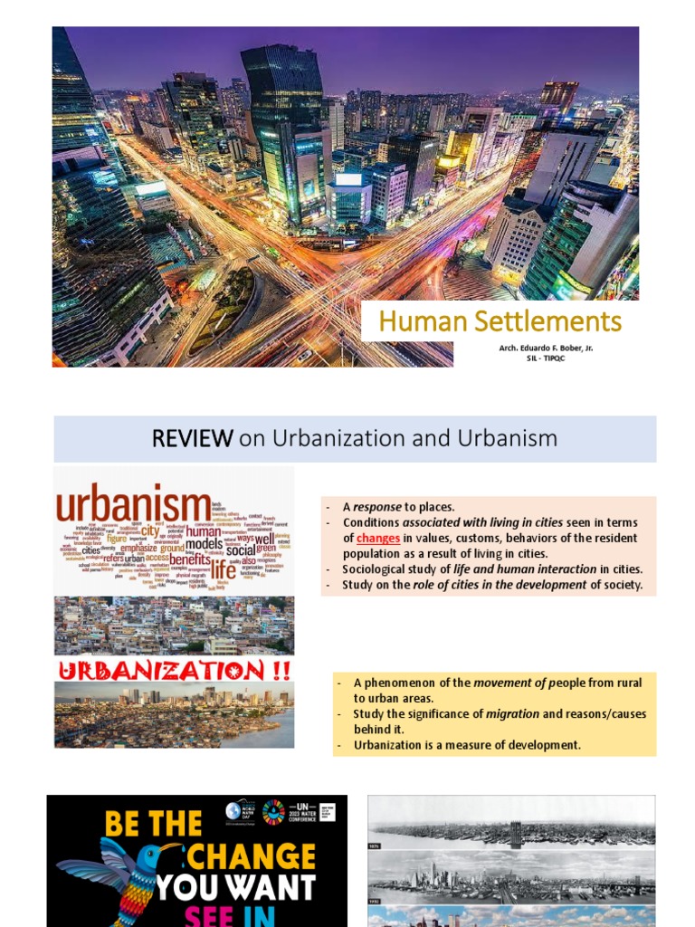 Human Settlements | PDF | Urbanization | Behavioural Sciences