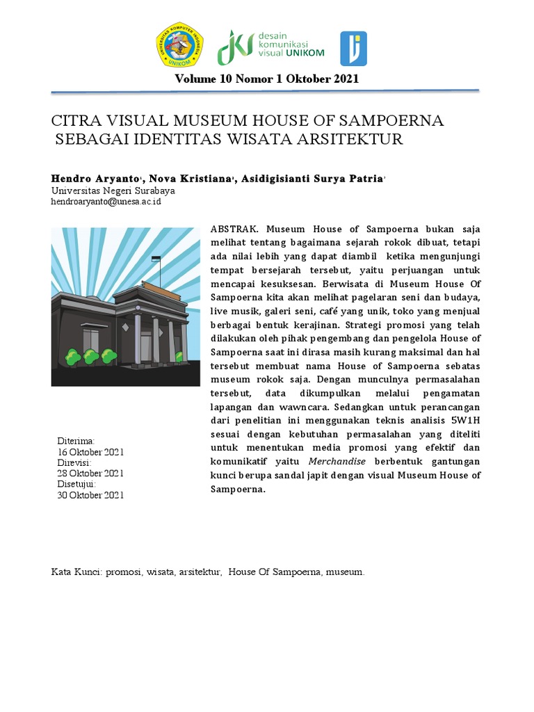 Citra Visual Museum House of Sampoerna S 7a3b38dc | PDF