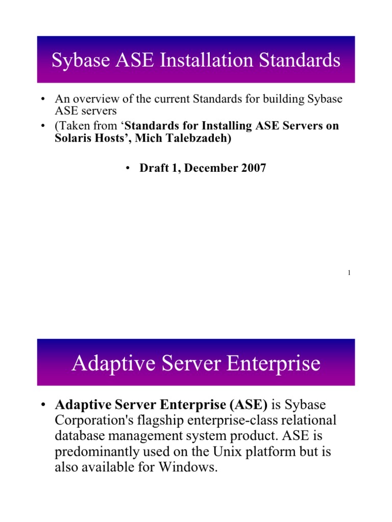 Ase Build Standards | PDF | Cache (Computing) | Computer Data Storage