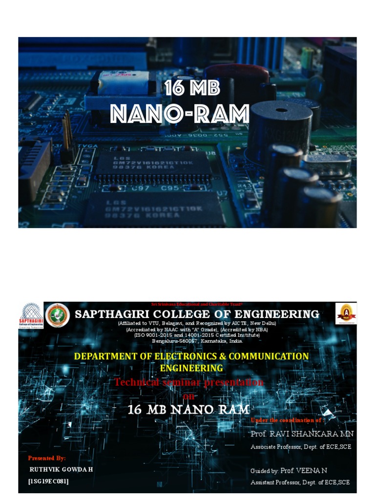 Nano RAm | PDF | Nanotechnology | Computer Memory