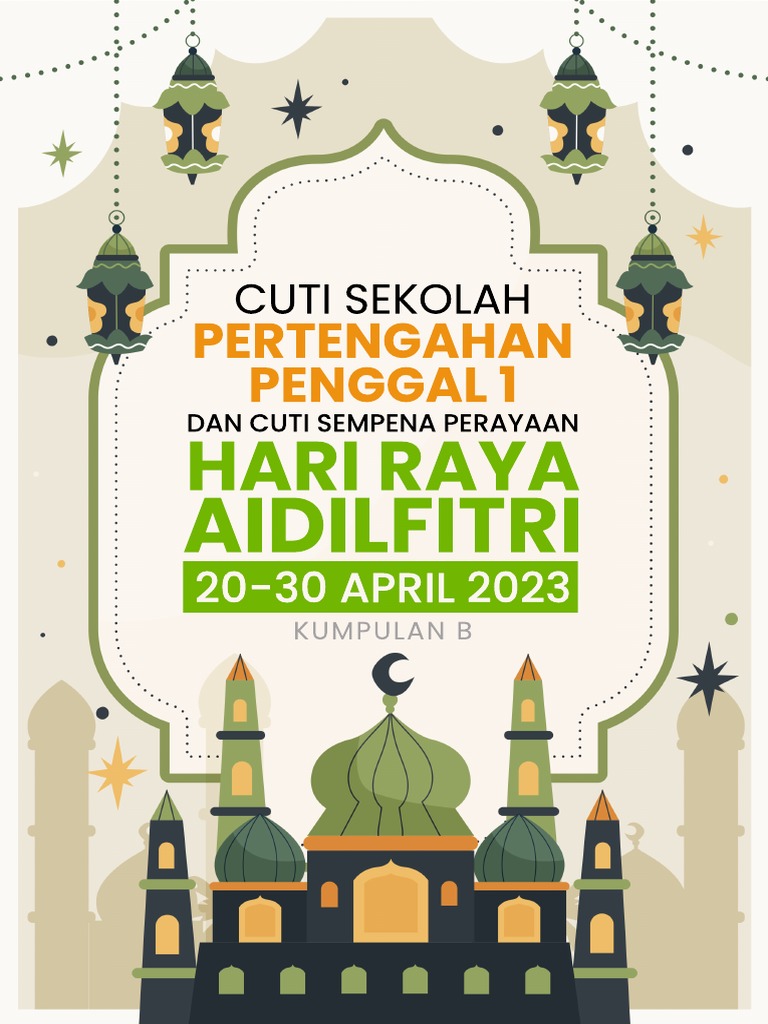 Grafikuya - Divider RPH - Cuti Raya B | PDF