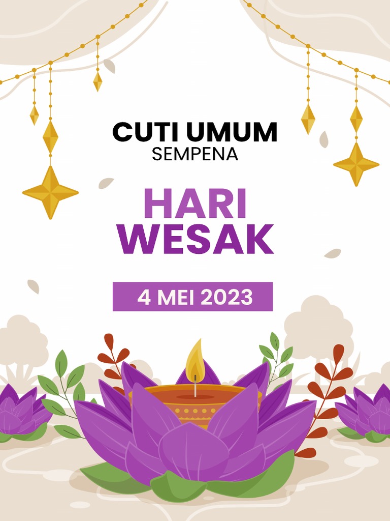 Grafikuya - Divider RPH - Hari Wesak | PDF