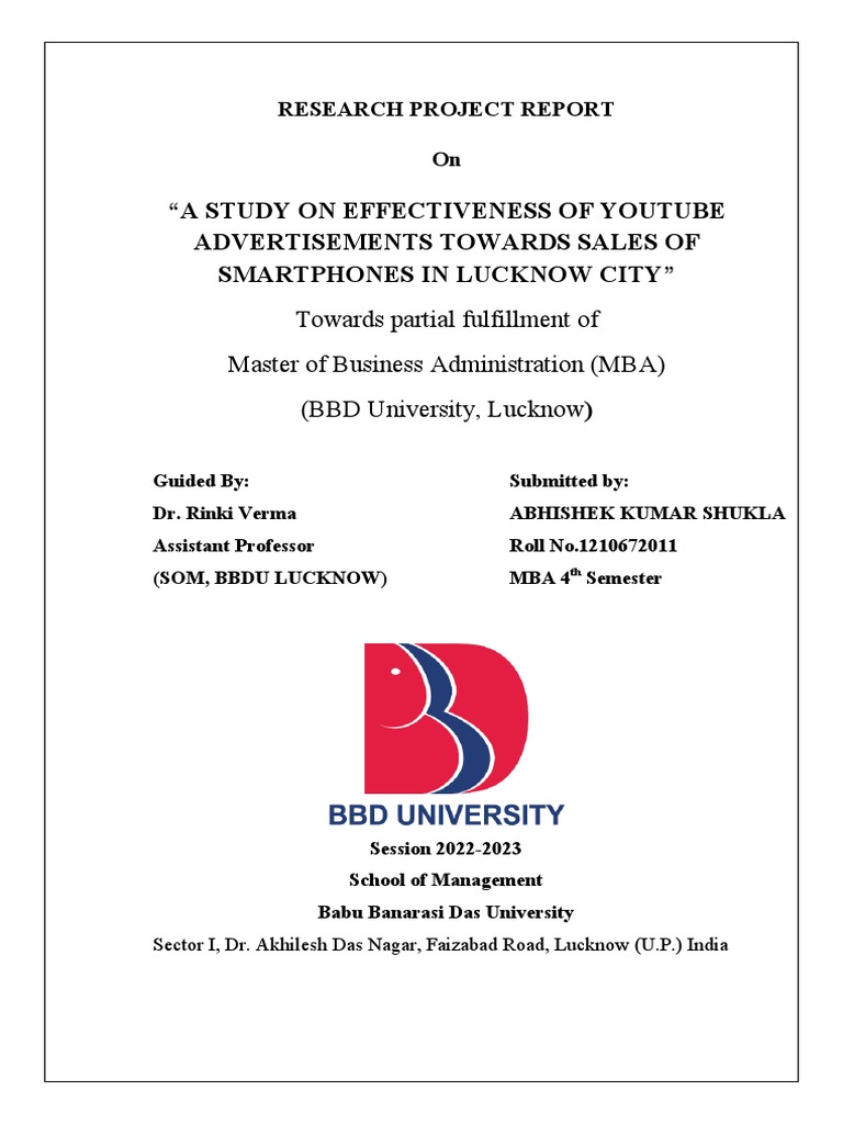 Abhishek Kumar Shukla | PDF | You Tube | Search Engine Optimization