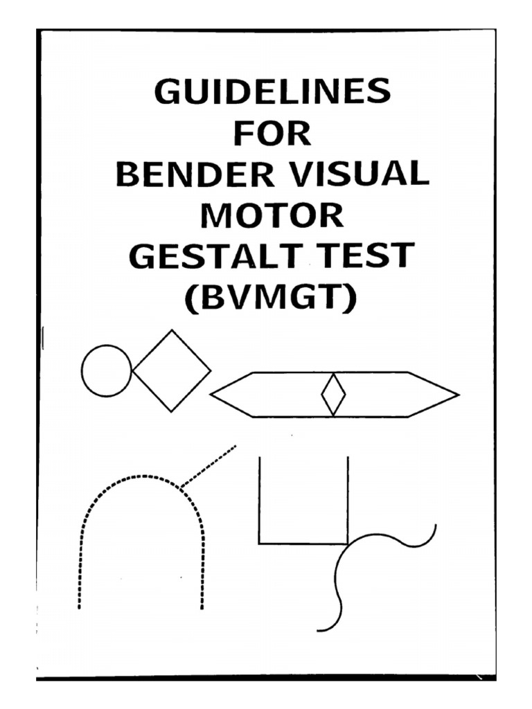 Bender Visual Motor Gestalt Test - GUIDELINES | PDF