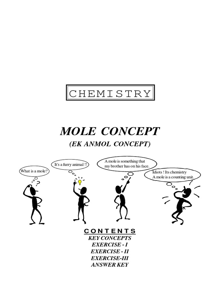 Mole Concept | PDF | Stoichiometry | Mole (Unit)