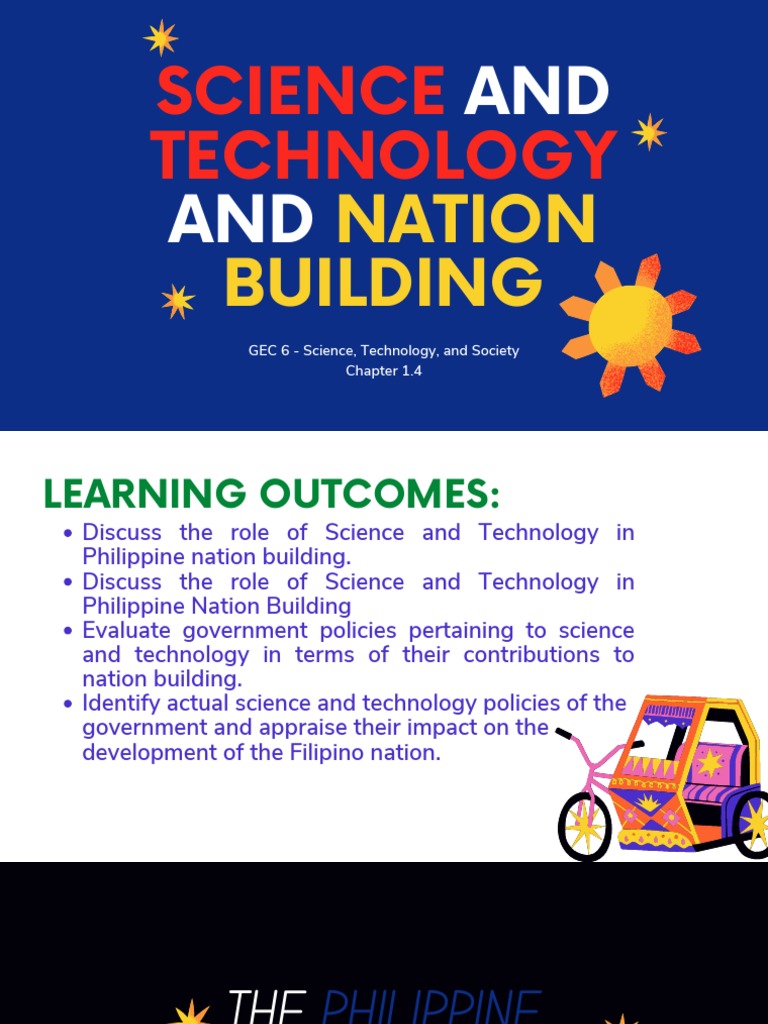 Role of S&T in Philippine Nation Building | PDF | Science | Innovation