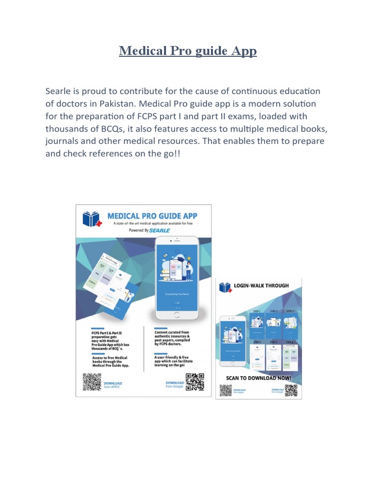 Medical Pro Guide App Post | PDF