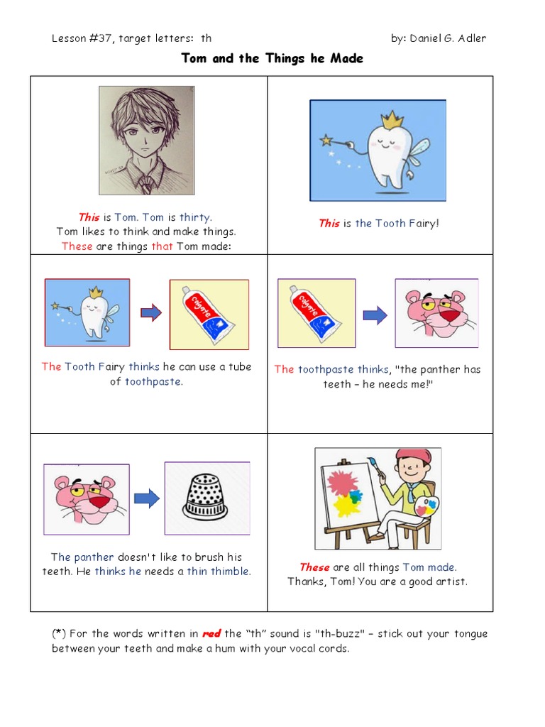 Lesson 4, TH, Daniel Adler | PDF | Linguistics