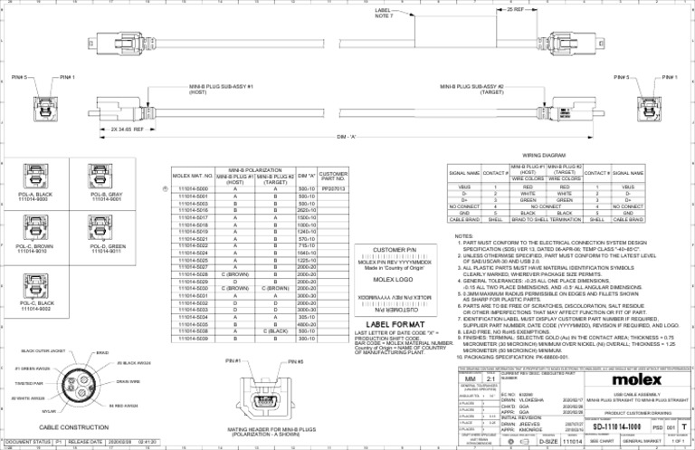 Label Format: Molex Logo | PDF | Electrical Connector | Computer ...