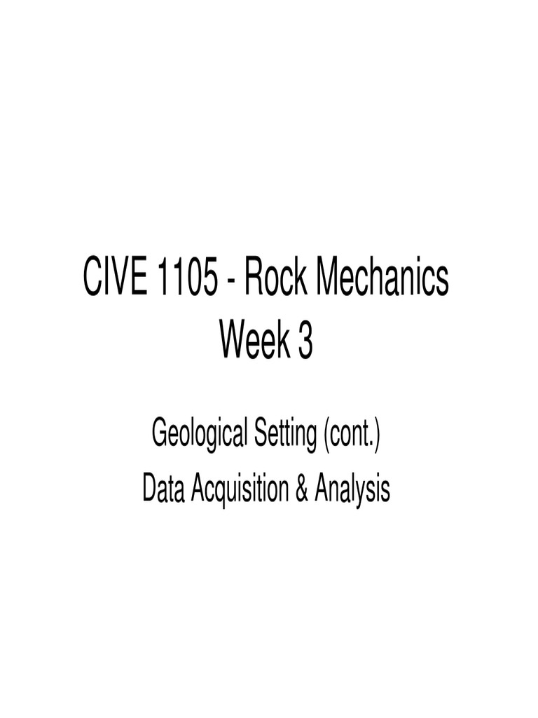Week4 Lecture Notes Geol Set Data Acquisition 1 Pdf Rock Geology Geology