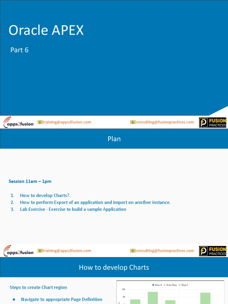 Module 06 - Oracle Apex - Part 6 | Download Free PDF | Application Software | Software Development