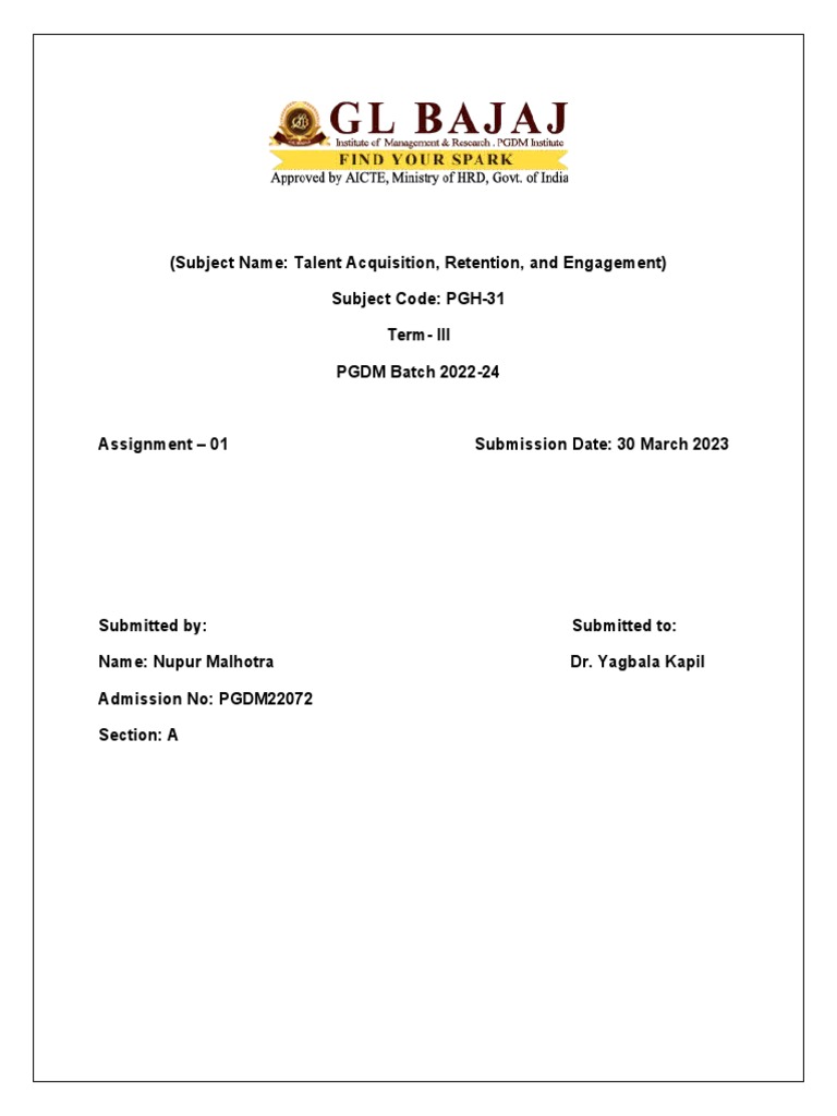 Nupur - Compensation Assignment | PDF | Employee Benefits | Compensation And Benefits