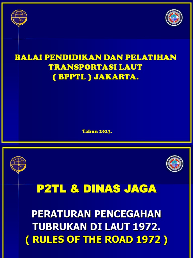 Aturan P2TL: Panduan Lengkap 1972 | PDF | Navigation | Shipping