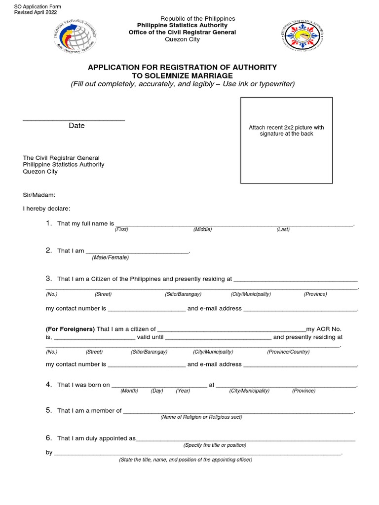 Fill Out Completely, Accurately, and Legibly - Use Ink or Typewriter ...