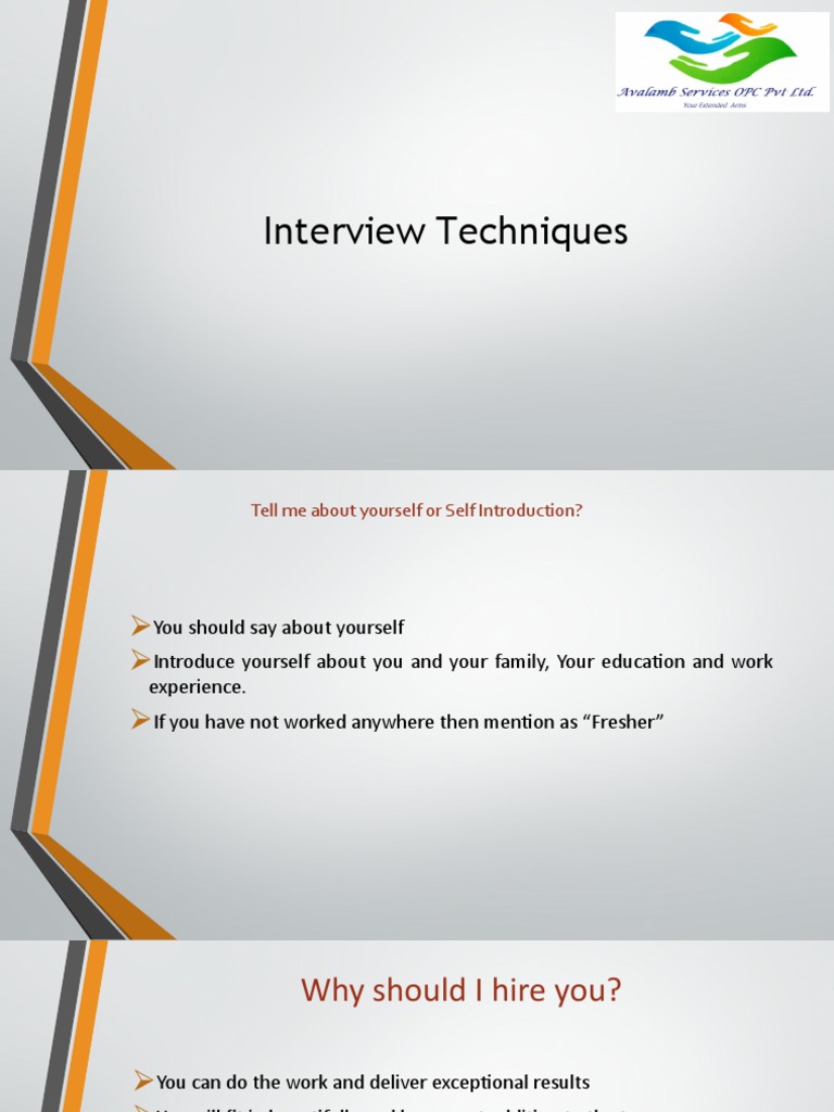 Interview Preparation Guide | PDF | Behavioural Sciences | Cognition