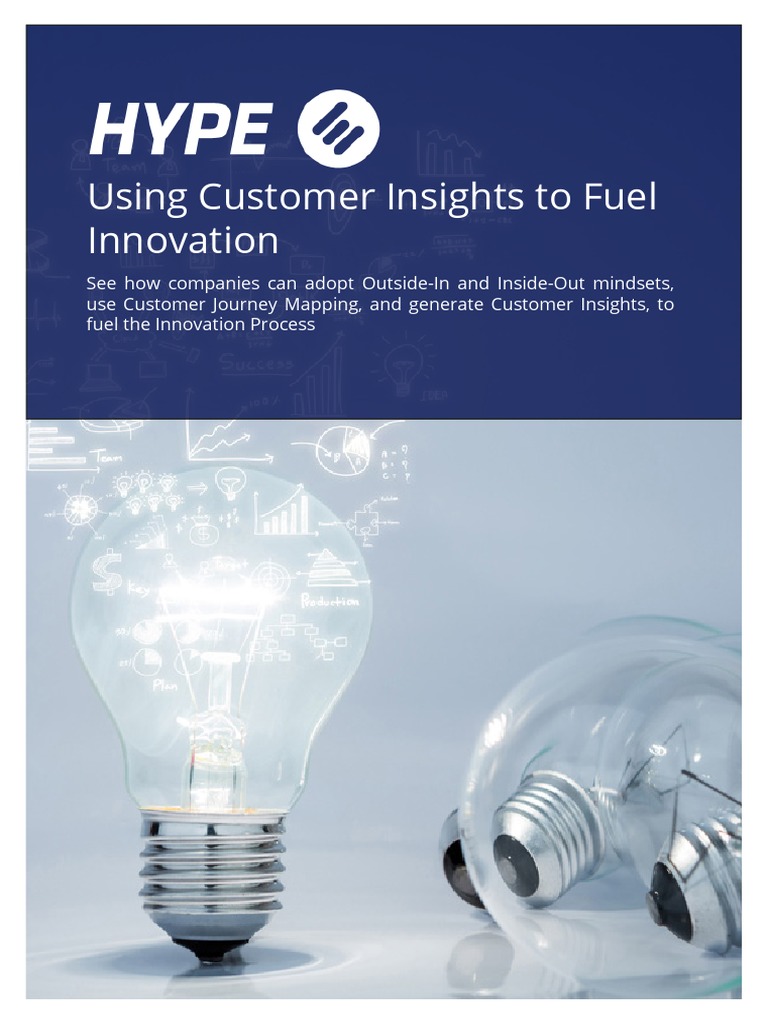 HYPE - Using Customer Insights To Fuel Innovation | PDF | Customer Experience | Business Economics