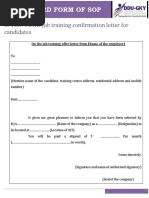 Appointment Order Format | PDF