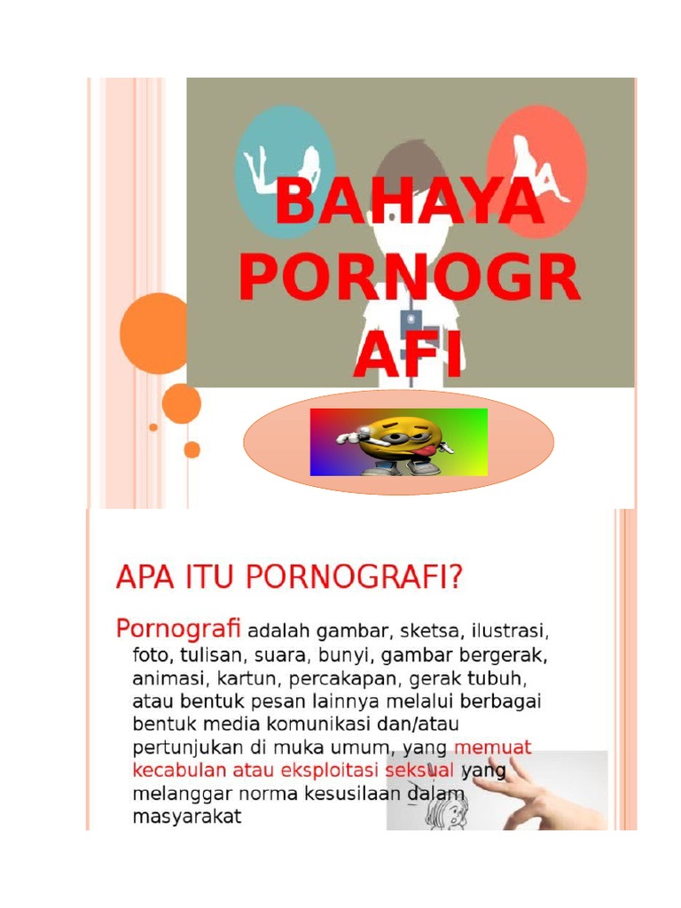 Gambar Penjelasan Pornografi | PDF
