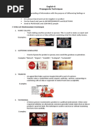 Propaganda Techniques: Snob Appeal | PDF | Propaganda | Advertising