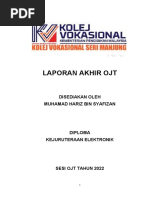 Contoh Format Laporan Akhir Ojt Cover Dan Kandungan | PDF