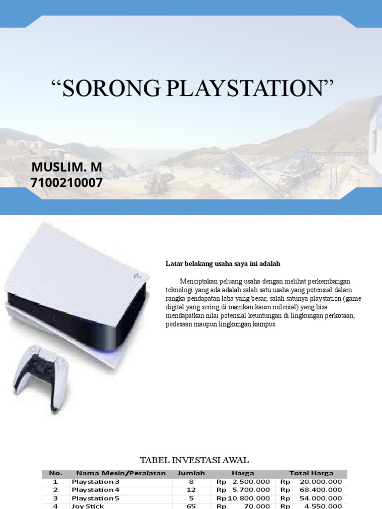 Peluang Usaha Rental Playstation | PDF