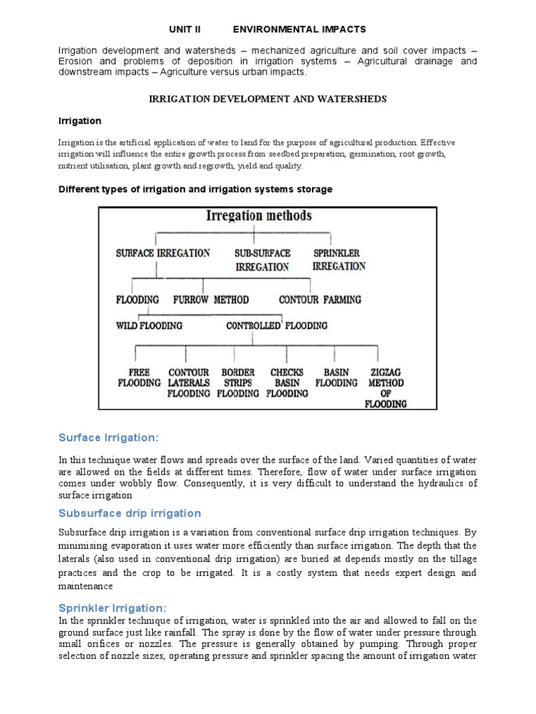 Environmental Impacts | PDF | Climate Change | Irrigation