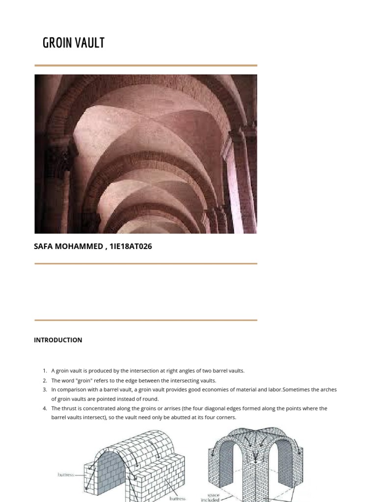 Groin vault | PDF