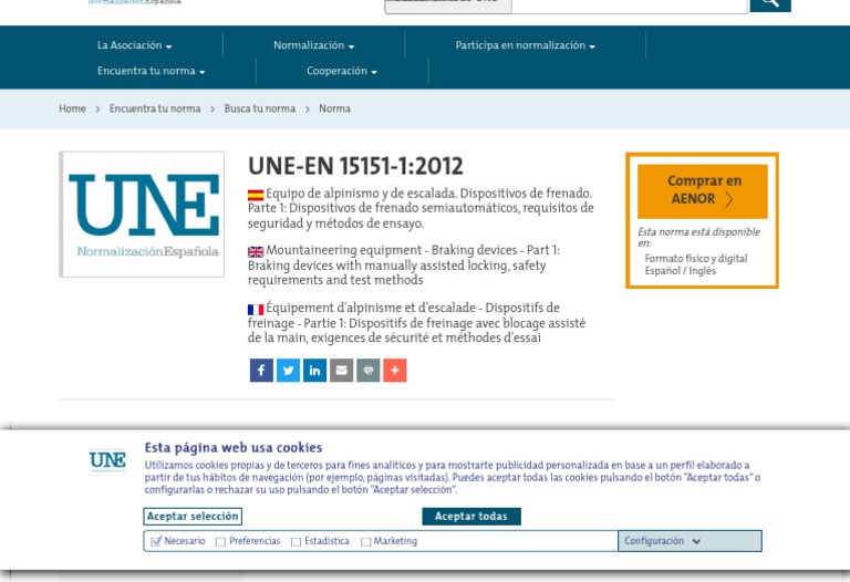 Une-En 15151-1:2012 | PDF | Cookie HTTP | Informática