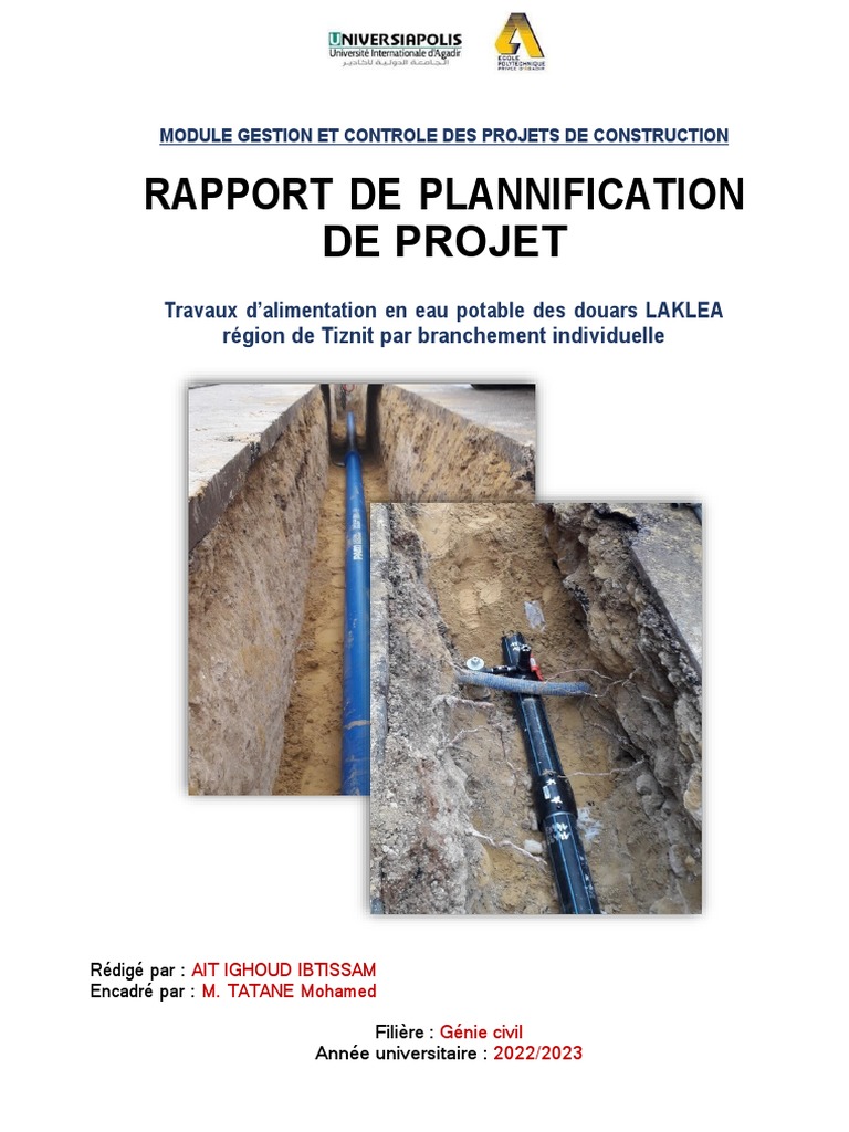Rapport Planification | PDF | Planification