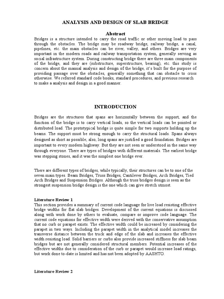 AIT Project | PDF | Bridge | Bending