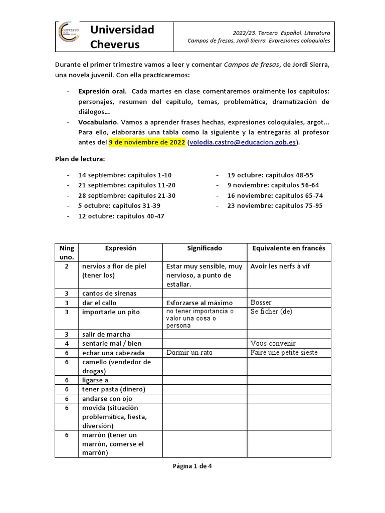 Campos de Fresas | PDF