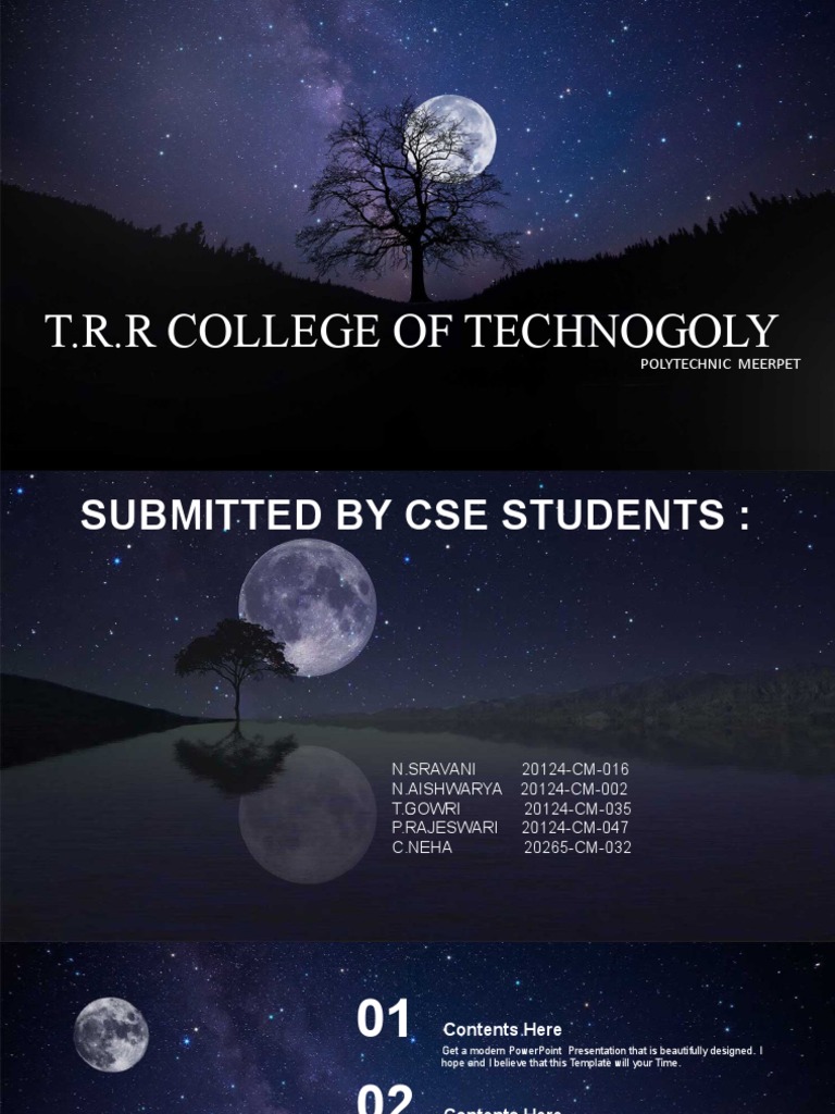 T.R.R College of Technogoly: Polytechnic Meerpet | PDF | Microsoft ...