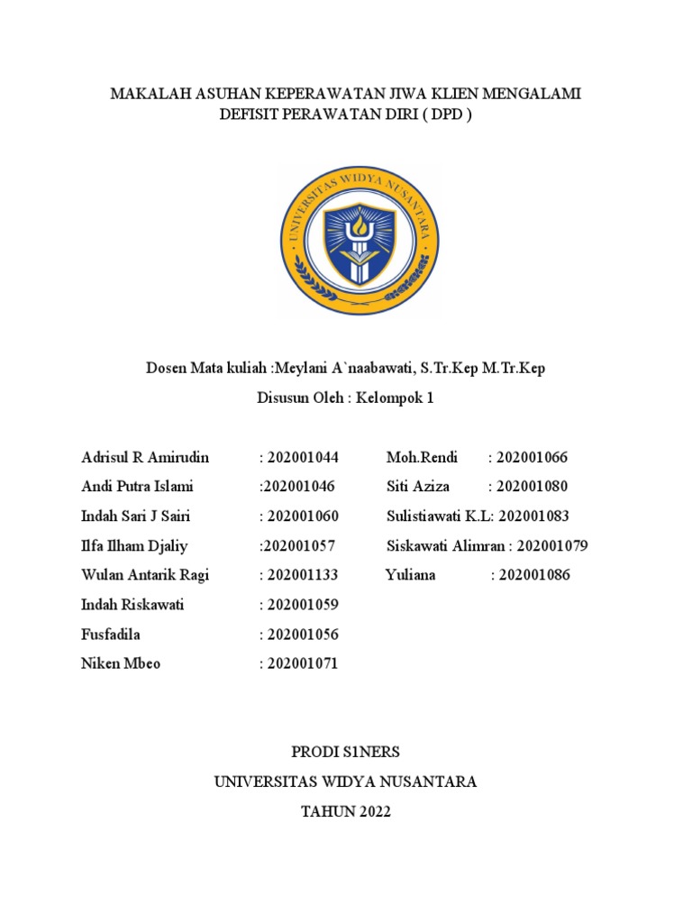 Askep DPD Kel 1. | PDF