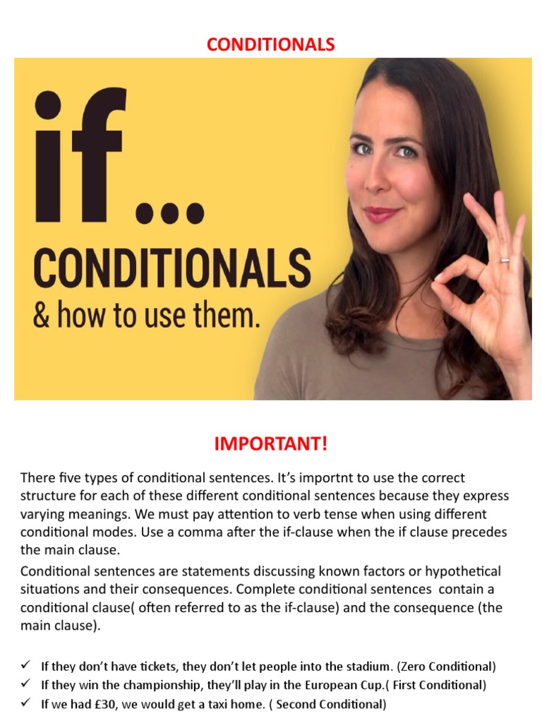 Conditionals | PDF | Linguistics | Language Mechanics