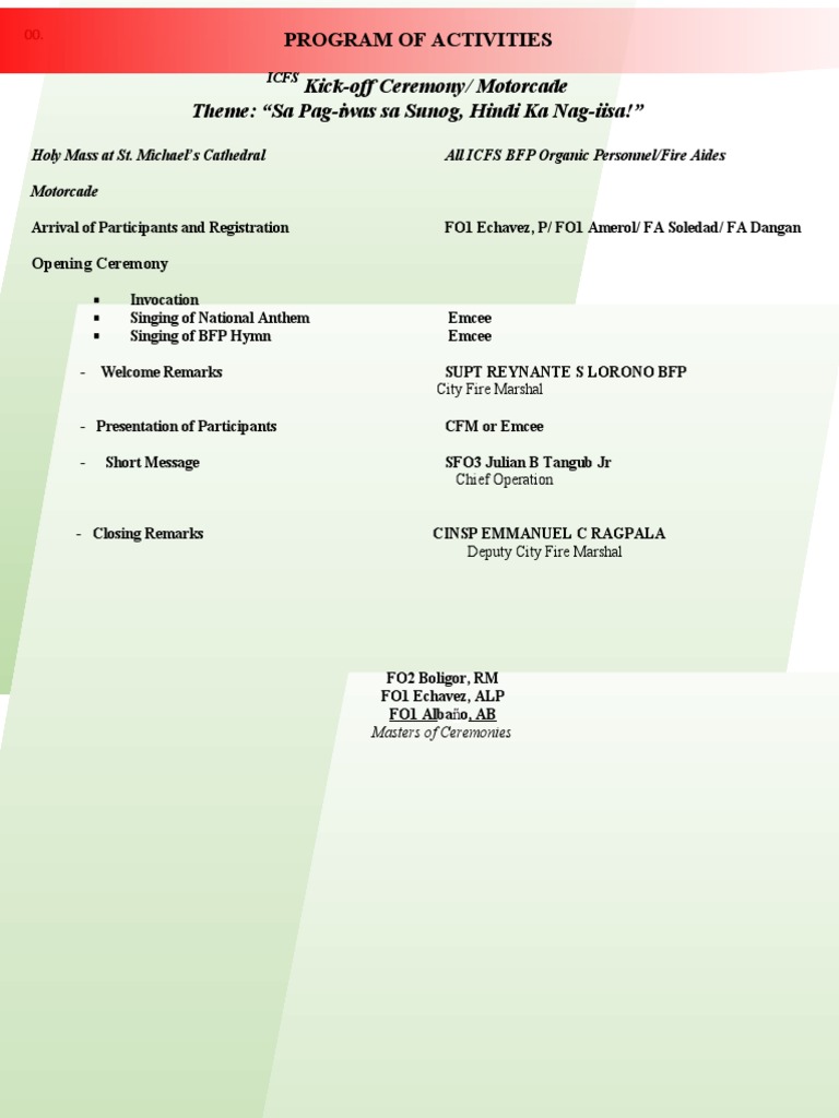 Recognitio N Day: BFP Hymn Mission | PDF