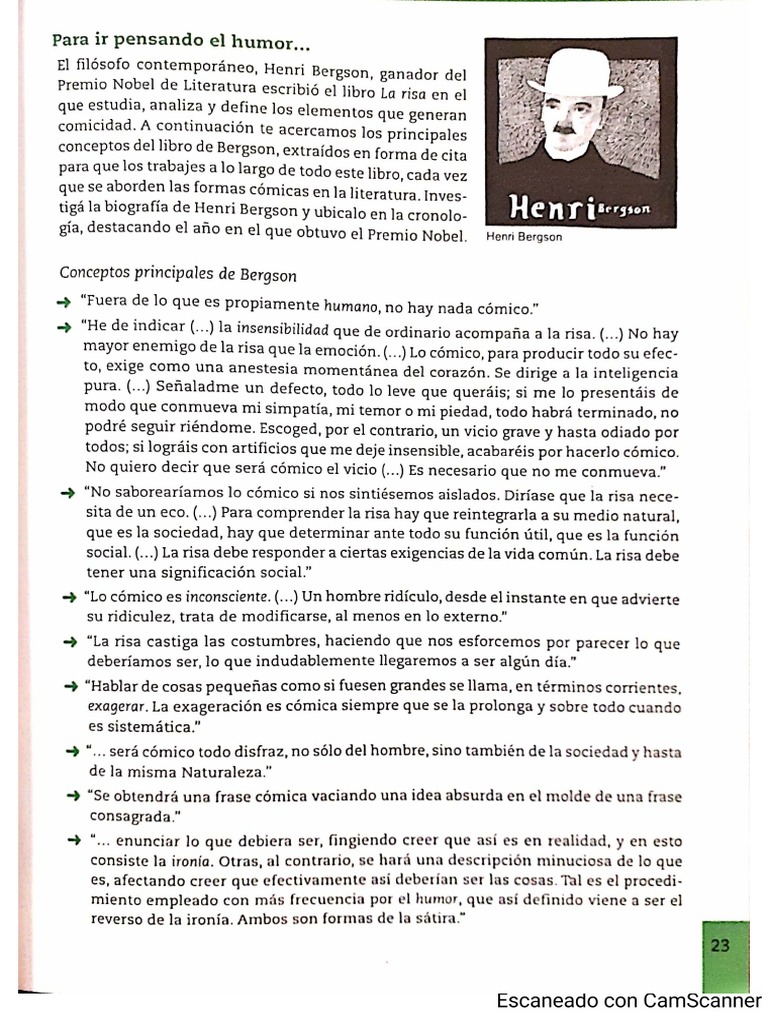 Bergson, La Risa | PDF